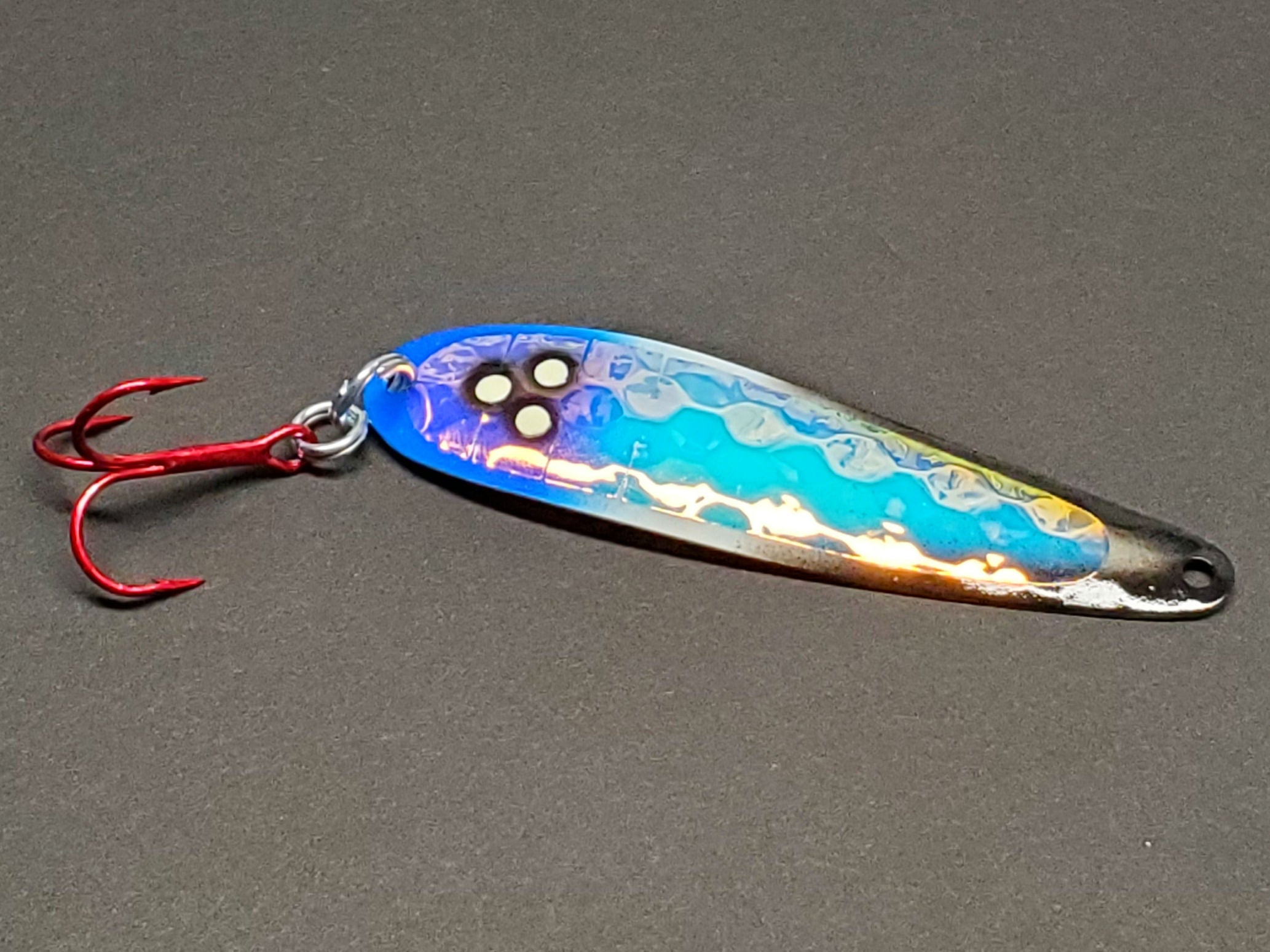 SuperGlow 'Blue Huntsman' Spoon | Fisher Tackle Company