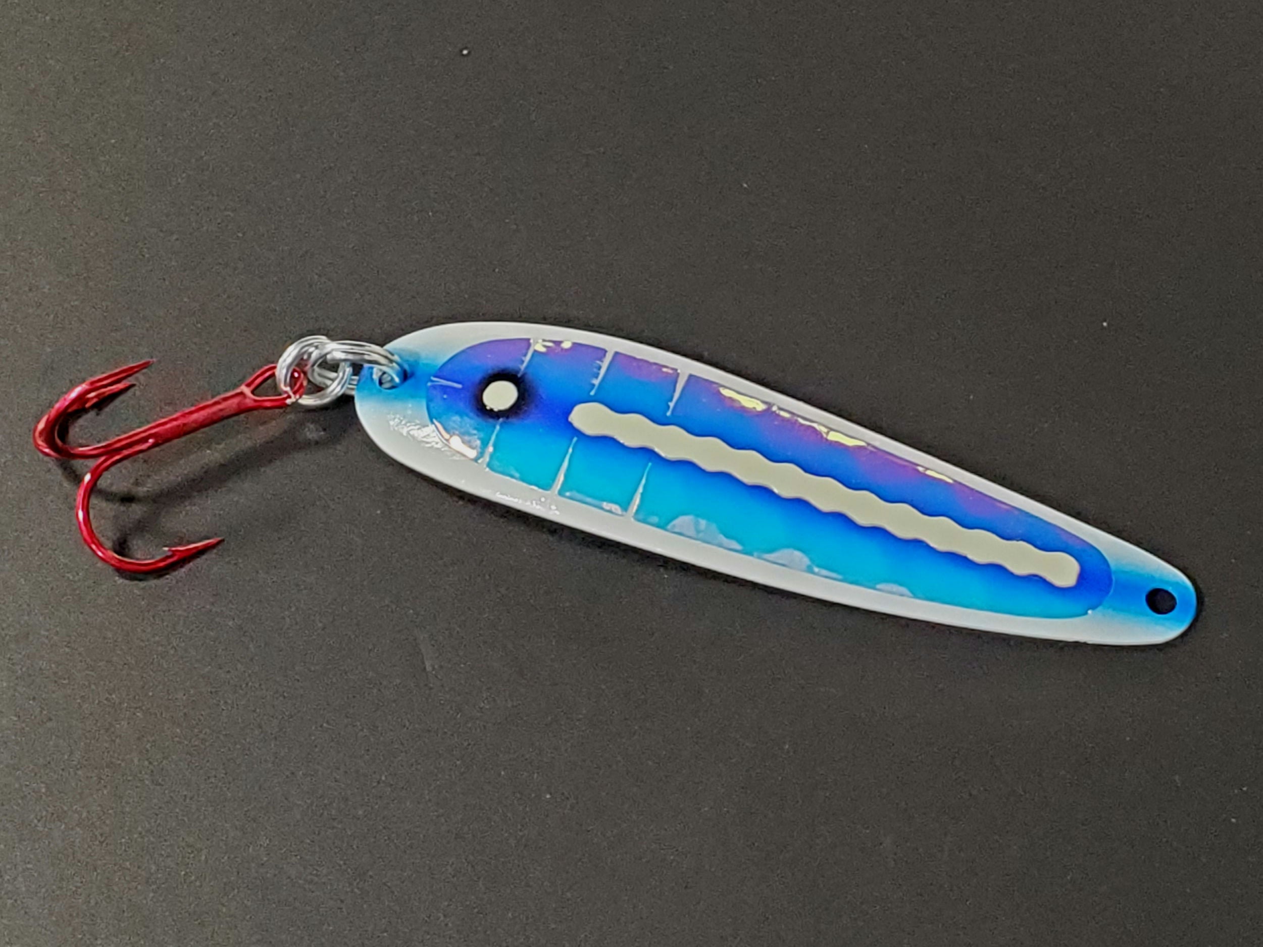SuperGlow 'Blue Zit Ripper' Spoon | Fisher Tackle Company