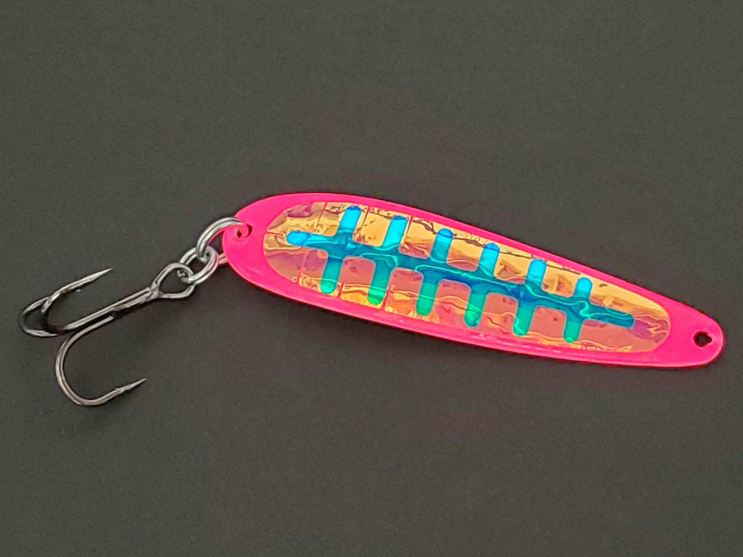 UltraMega Glow 'Pinkie Toe' Spoon | Fisher Tackle Company
