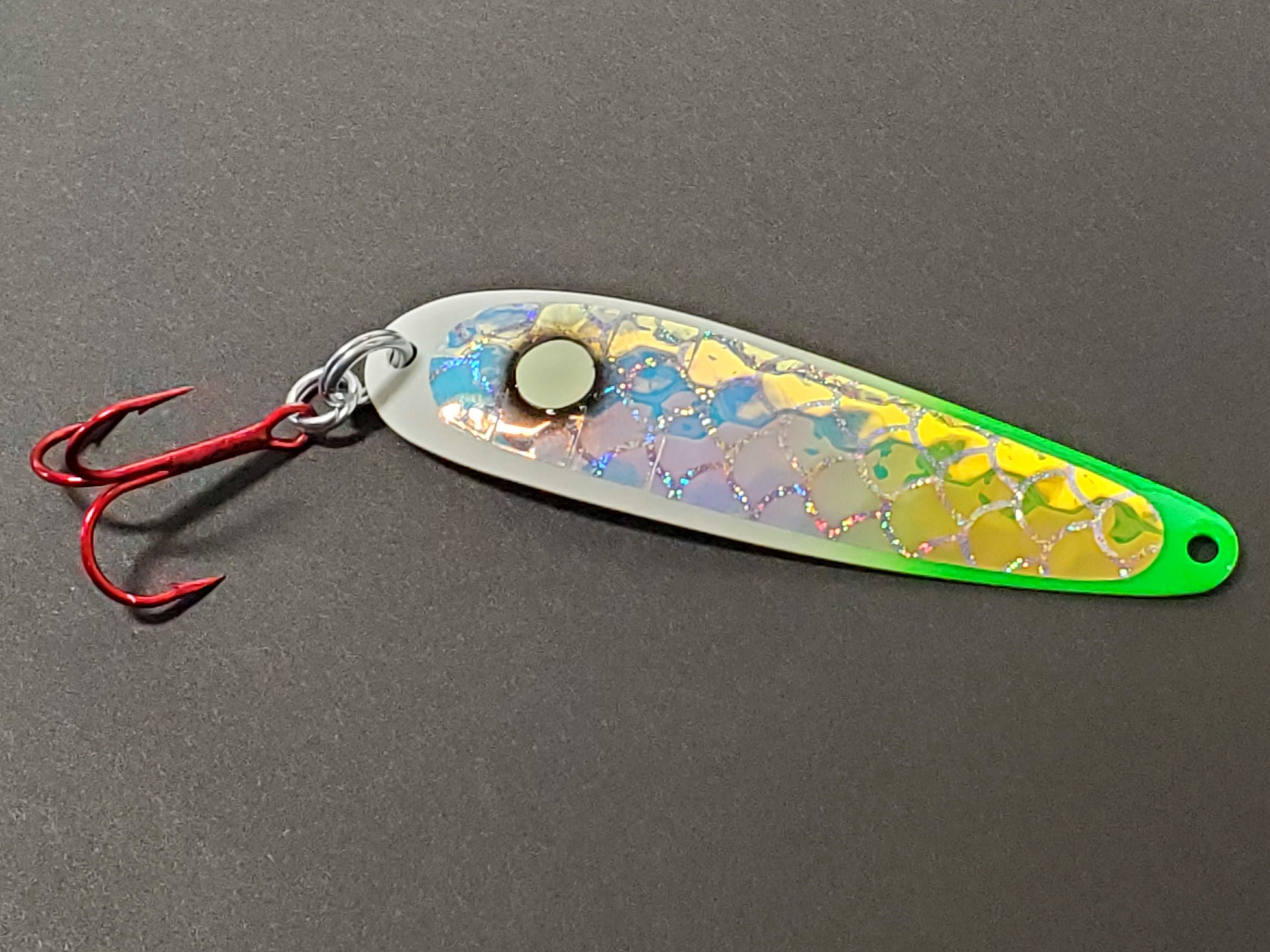 SuperGlow 'Green Zombie' Spoon | Fisher Tackle Company
