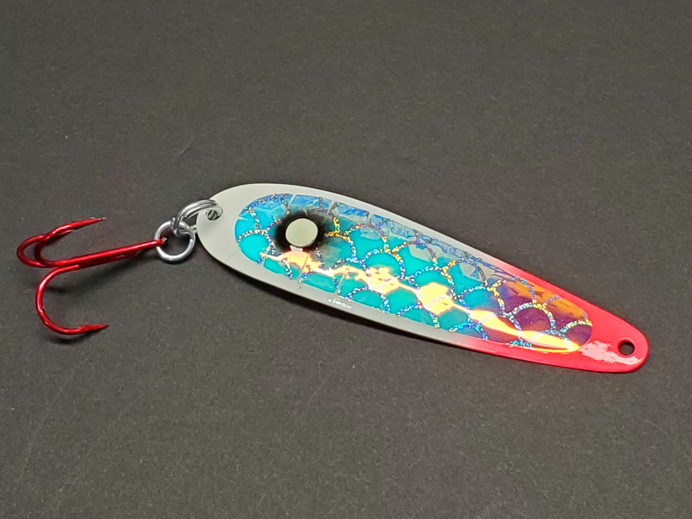 Fisher Tackle Company Glow-in-the-Dark Salmon Trolling Lures & Spoons ...